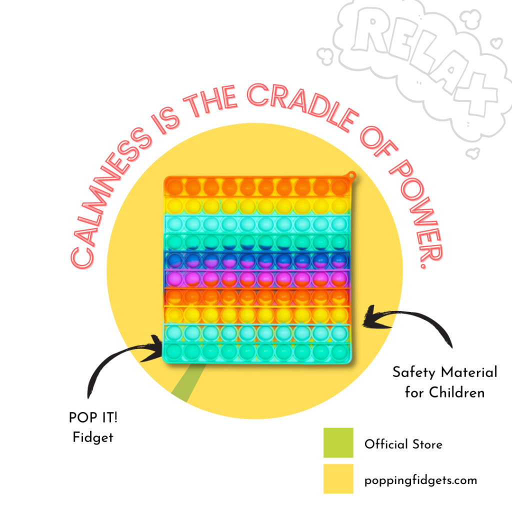 Pop It Jumbo Square Popping Fidget Toys | Popping Fidgets