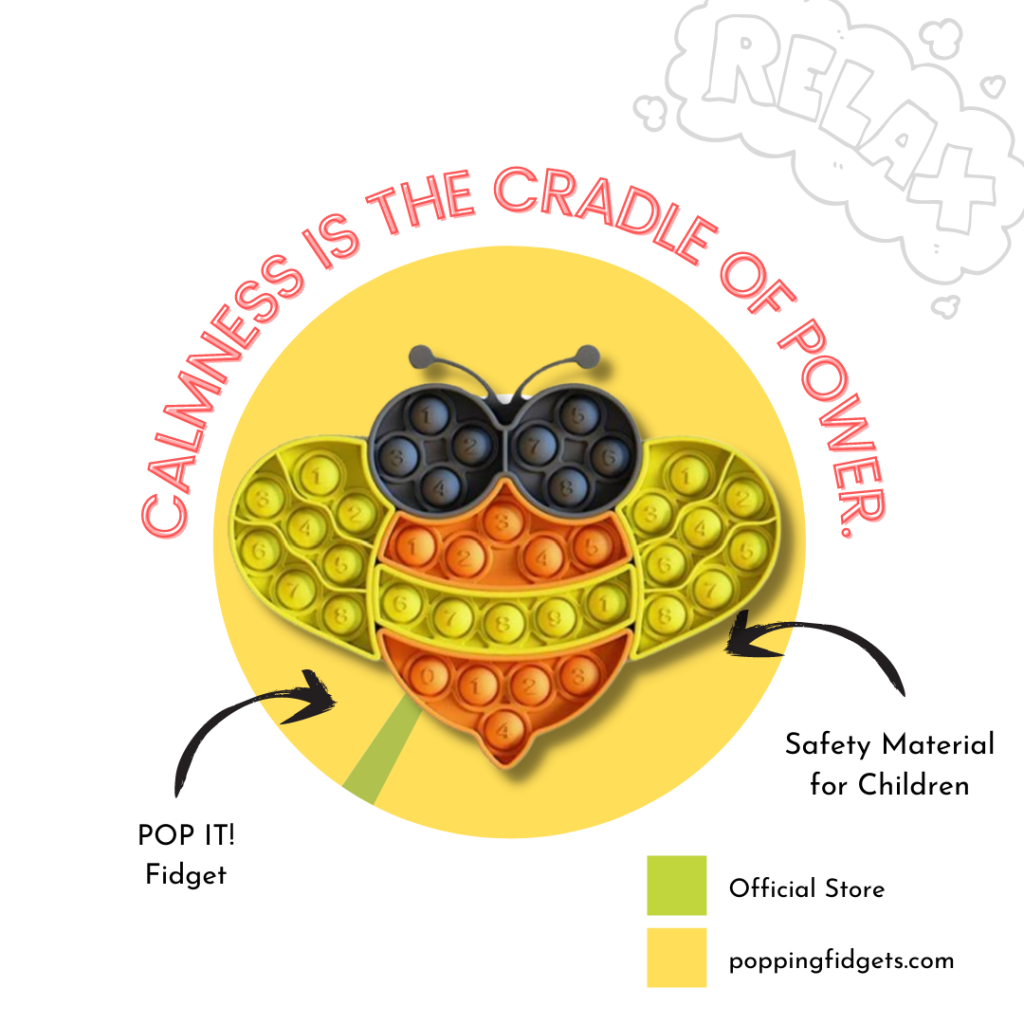 Bee Pop It Fidget Anti Stress Toys | Popping Fidgets