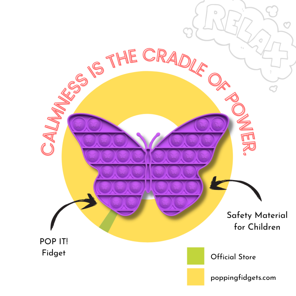 Butterfly Pop It Fidget Anti Stress Toys | Popping Fidgets