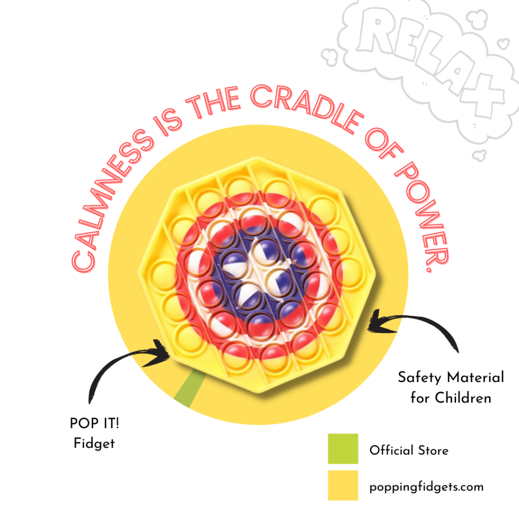 Captain America Shield Popping Fidget Stress Relief Toys | Popping Fidgets