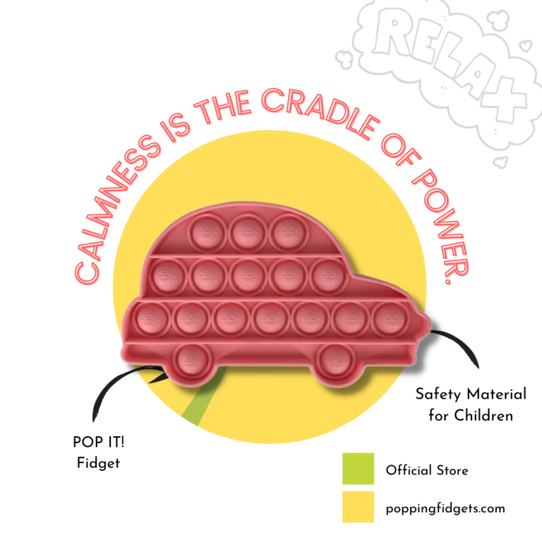 Car Shape Popping Fidget Stress Relief Toys | Popping Fidgets