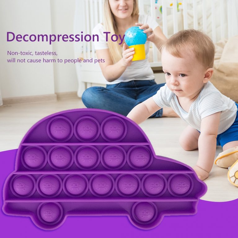 Car Shape Popping Fidget Stress Relief Toys | Popping Fidgets