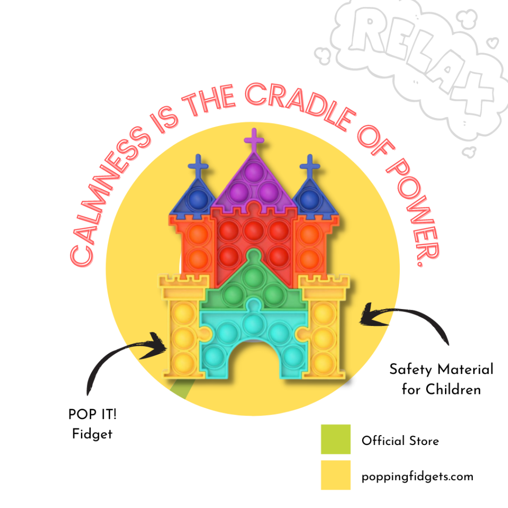 Castle Pop It Fidget Anti Stress Toys | Popping Fidgets