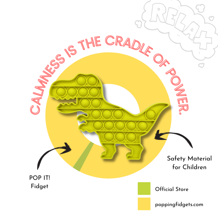 Dinosaur Popping Fidgets Stress Relief Toys | Popping Fidgets