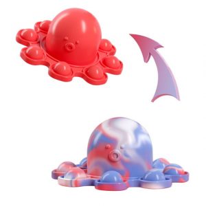 Octopus Simple Dimple Fidget Toy Popping Fidget Stress Relief Toys ...