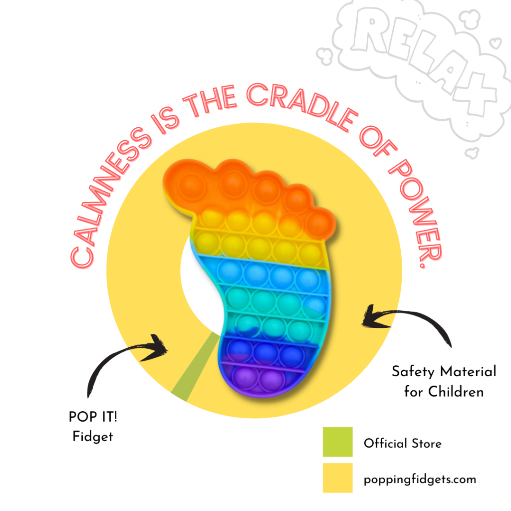 Foot Popping Fidget Anti Stress Toys | Popping Fidgets