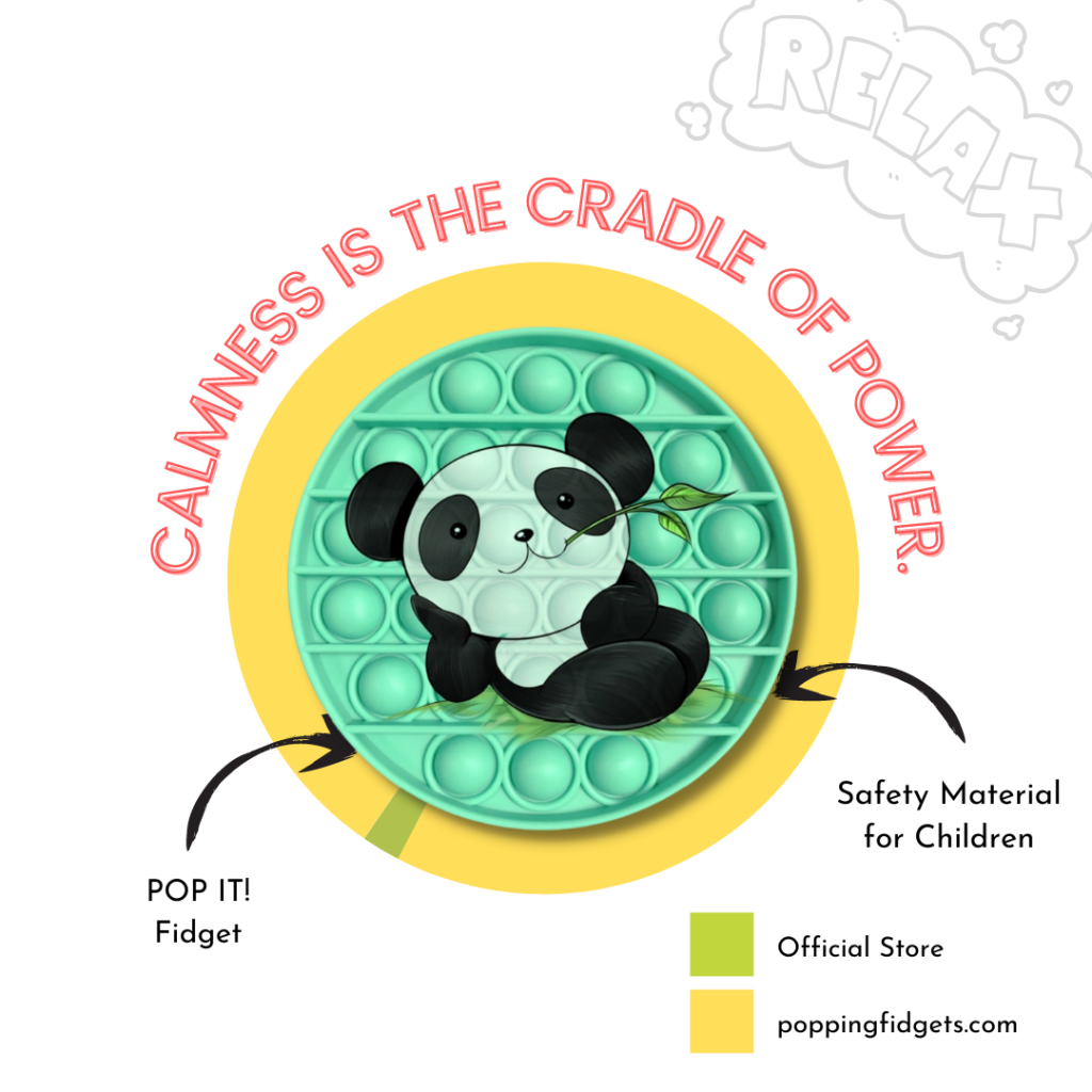 Panda Image Pop It Fidget Anti Stress Toys | Popping Fidgets