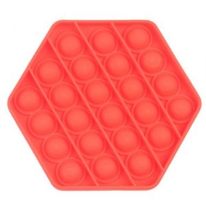Hexagon Shape Pop It Fidgets Stress Relief Toys | Popping Fidgets