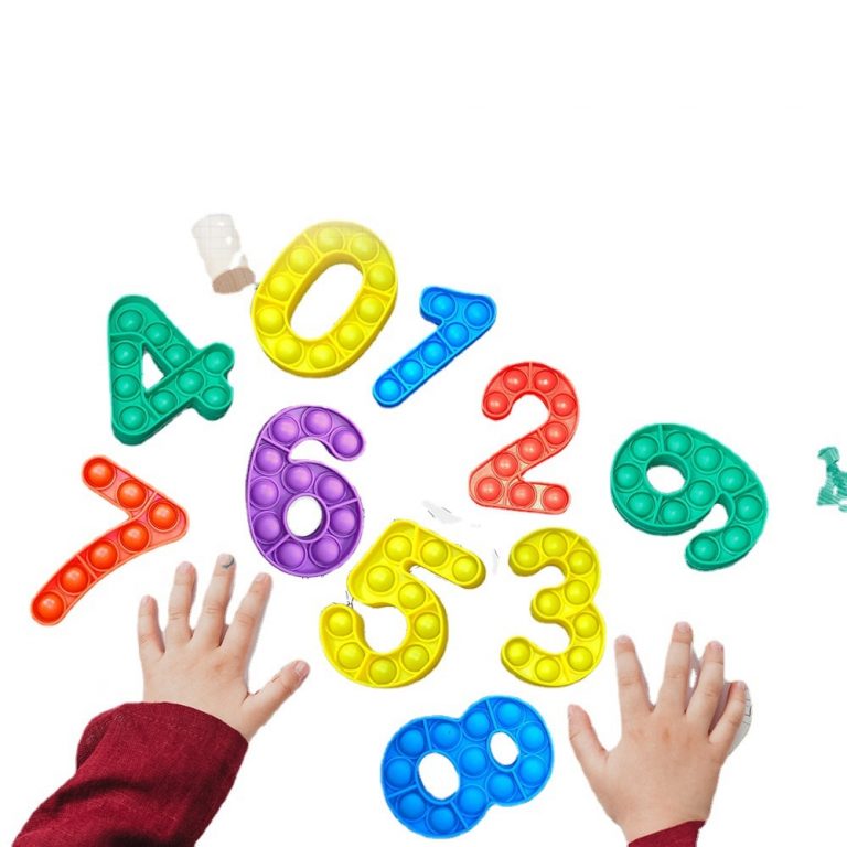 Number Popping Fidget Stress Relief Toys | Popping Fidgets