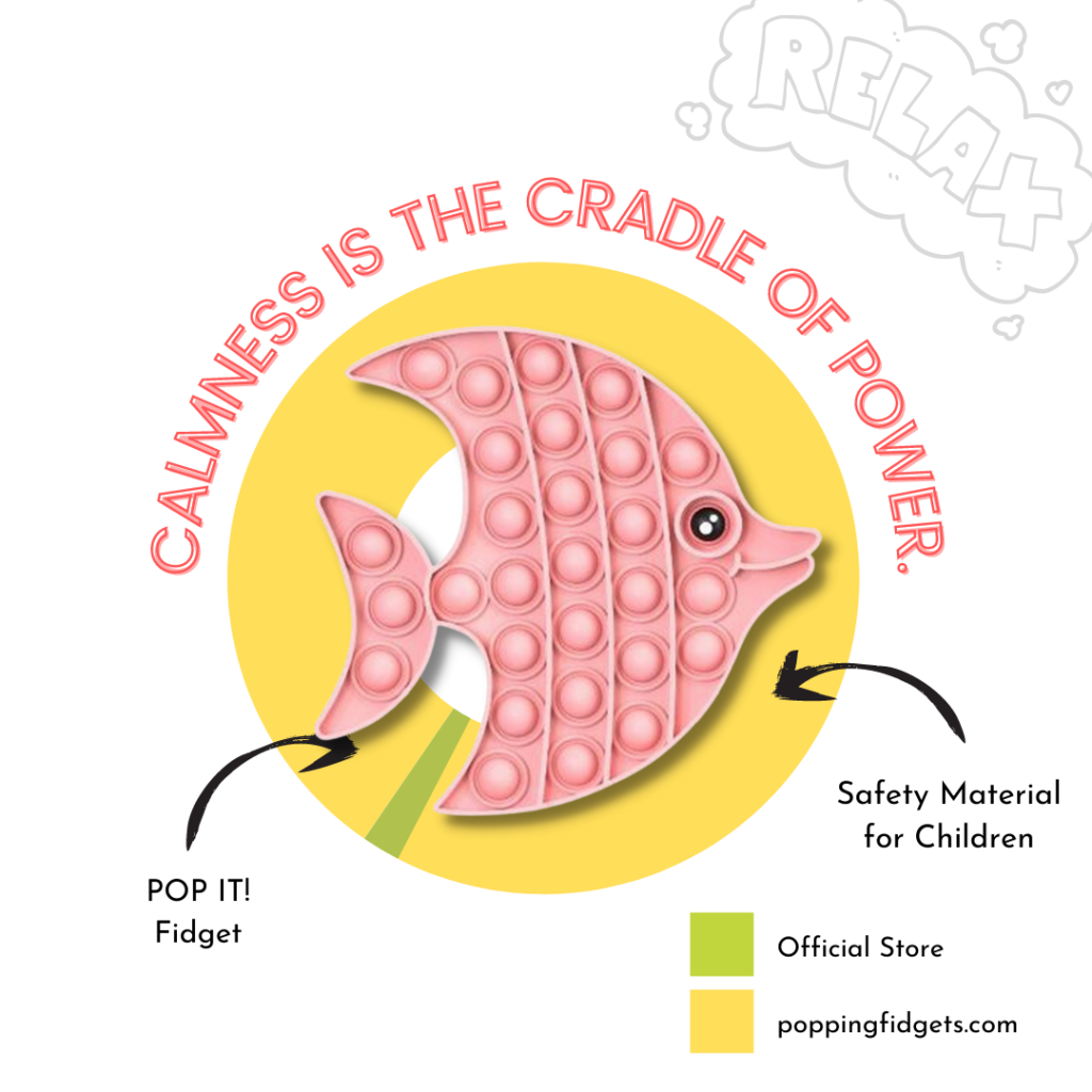 Sea Fish Popping Fidget Stress Relief Toys | Popping Fidgets