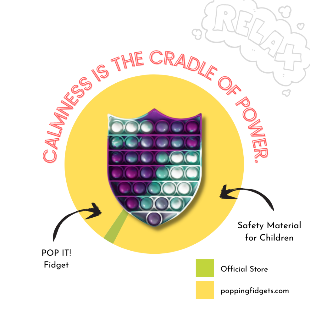 Shield Pop It Fidget Anti Stress Toys | Popping Fidgets