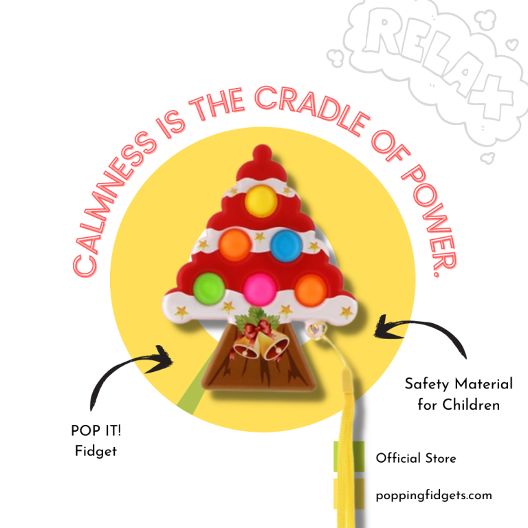 Christmas Tree Pop It Anti-stress Fidget Toys | Popping Fidgets