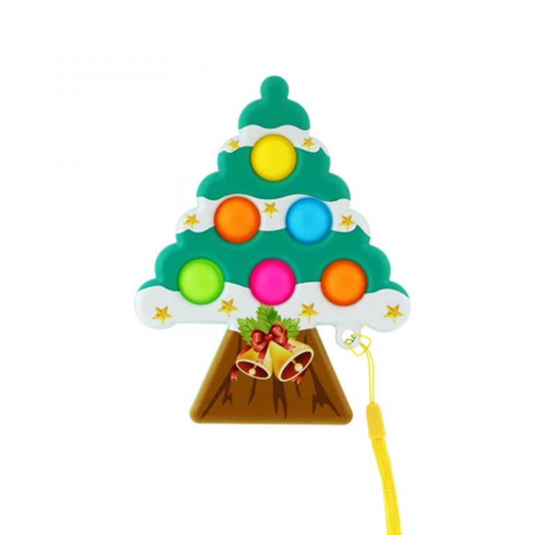 Christmas Tree Pop It Anti-stress Fidget Toys | Popping Fidgets