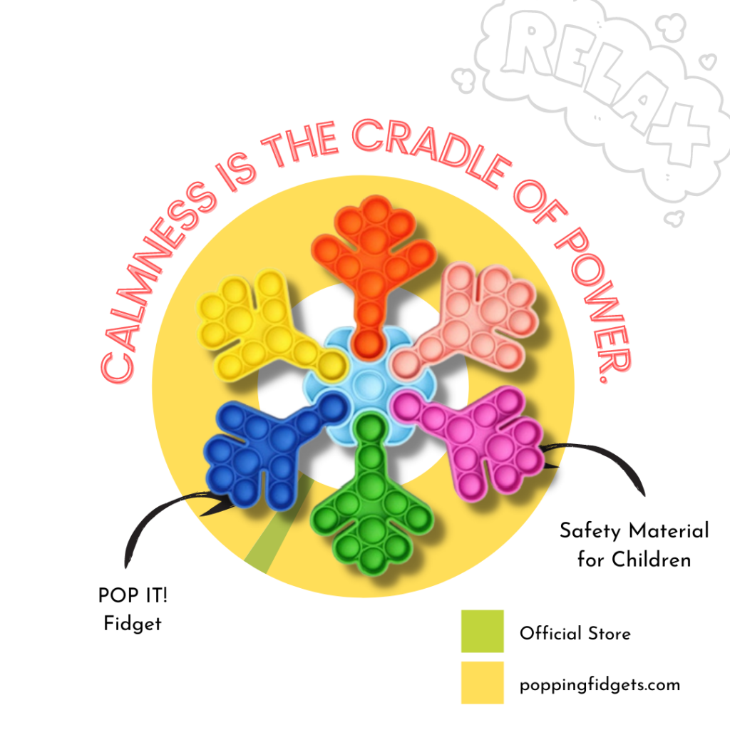 Snow Flake Fidget Toy Pop It Simple Dimple for Stress Relief | Popping ...